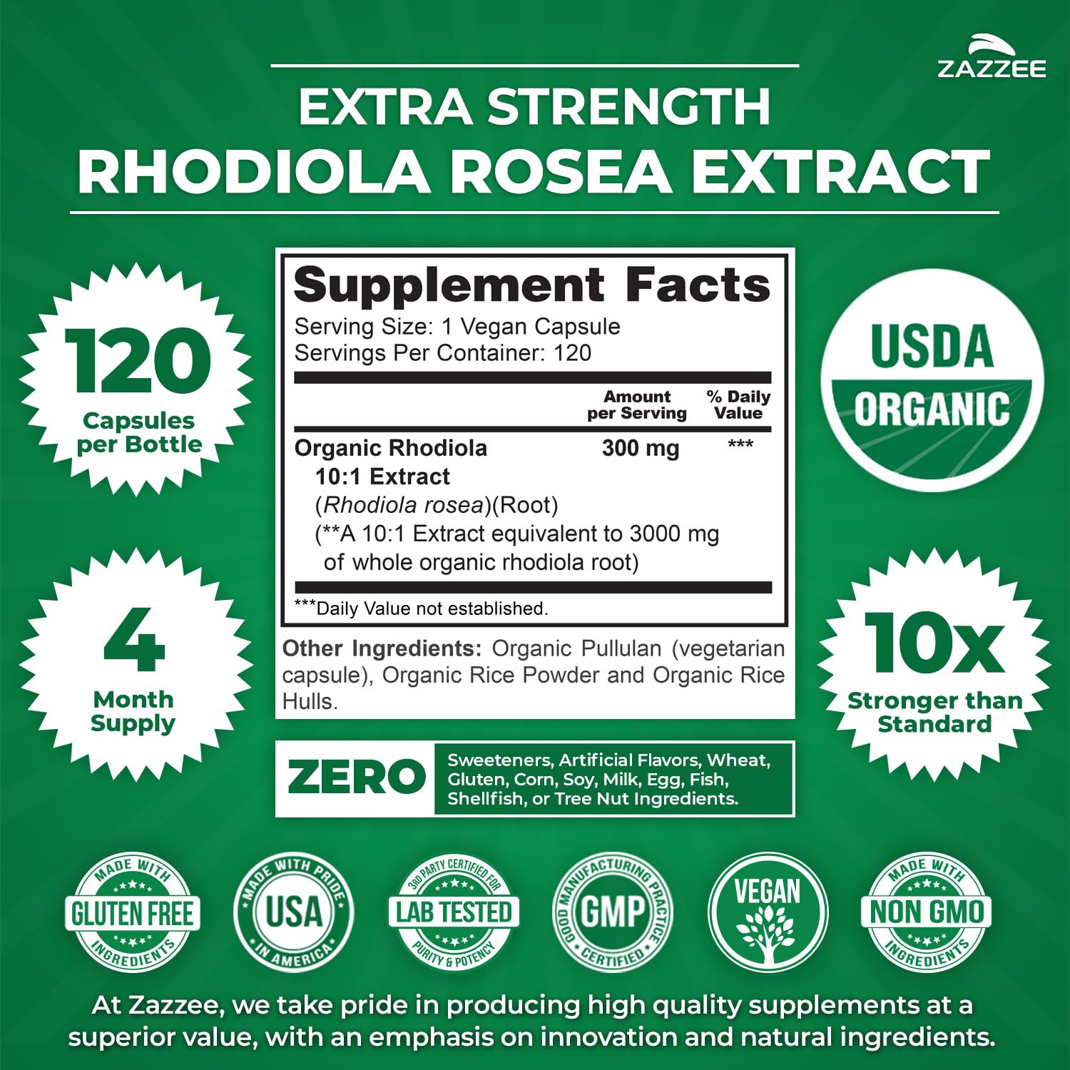 natural rhodiola supplement for mood support