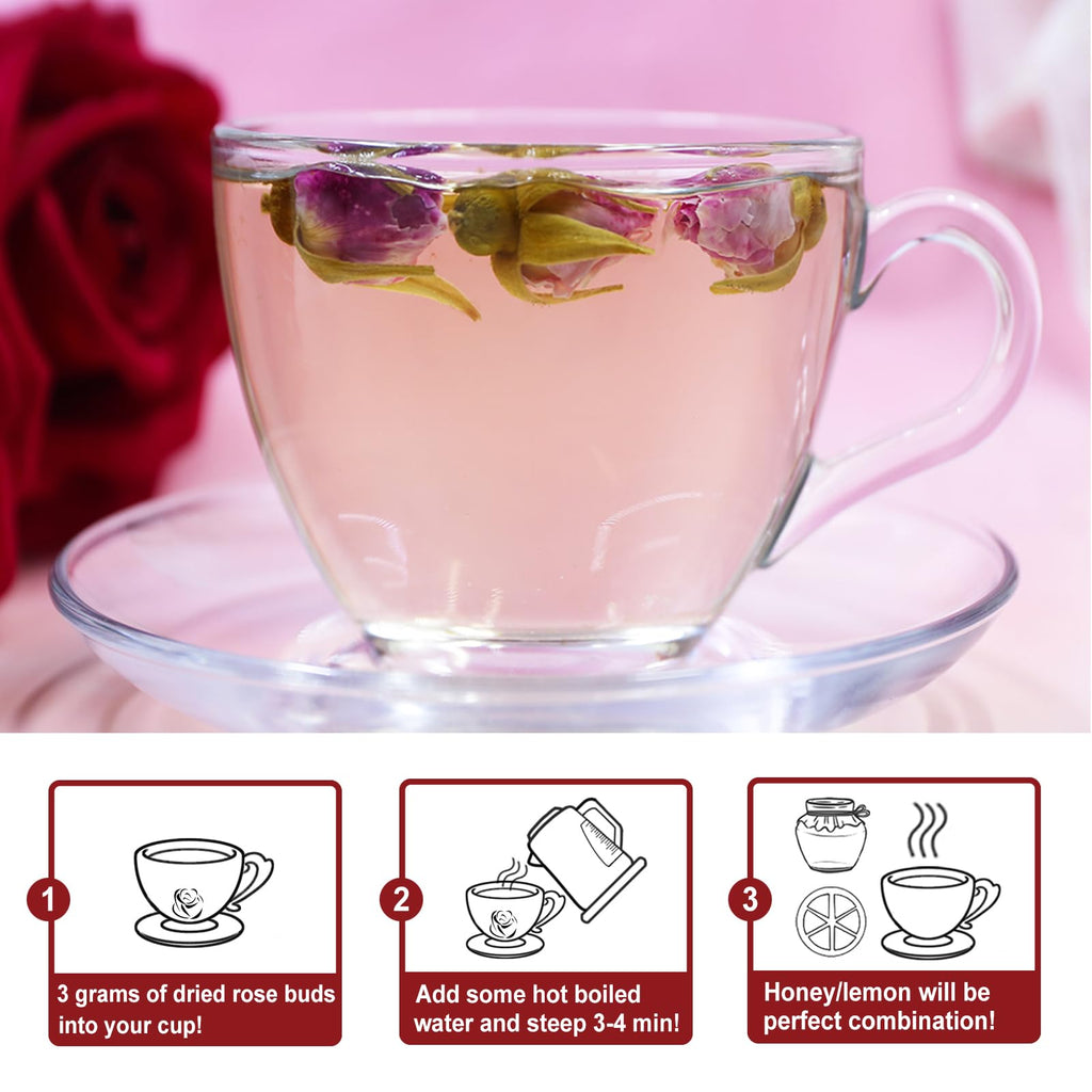 natural rose buds for herbal detox