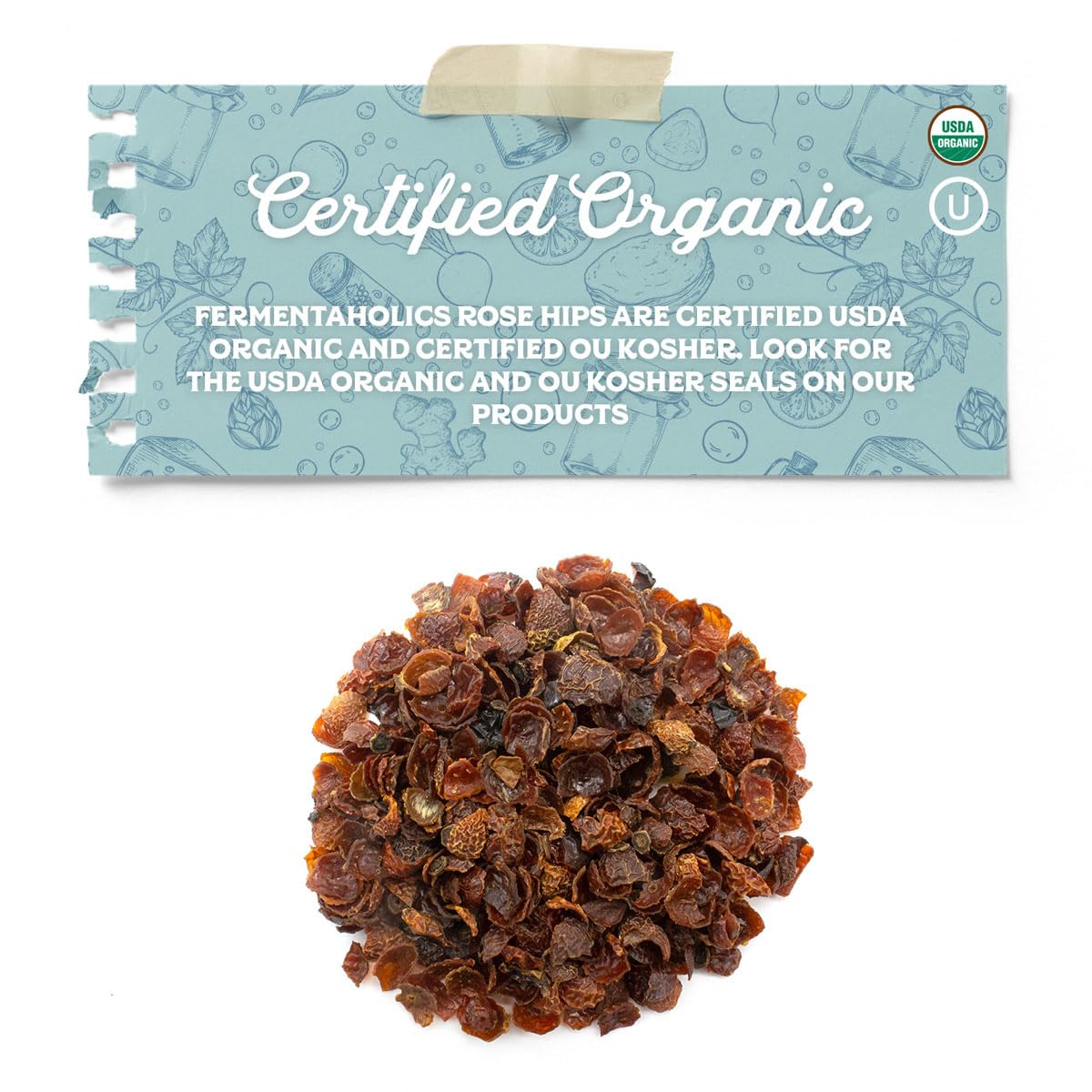 natural rose hips for detox tea