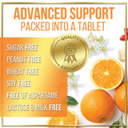 natural rose hips in vitamin C tablets