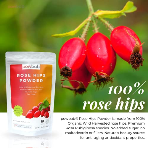 natural rose hips powder for detox
