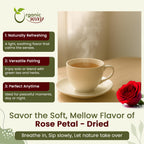 natural rose petal infusion