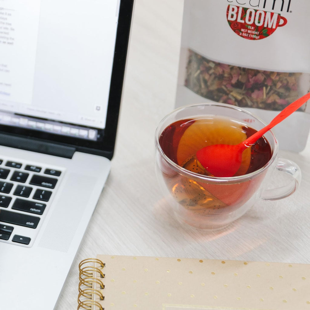 natural rose petal tea for self-care