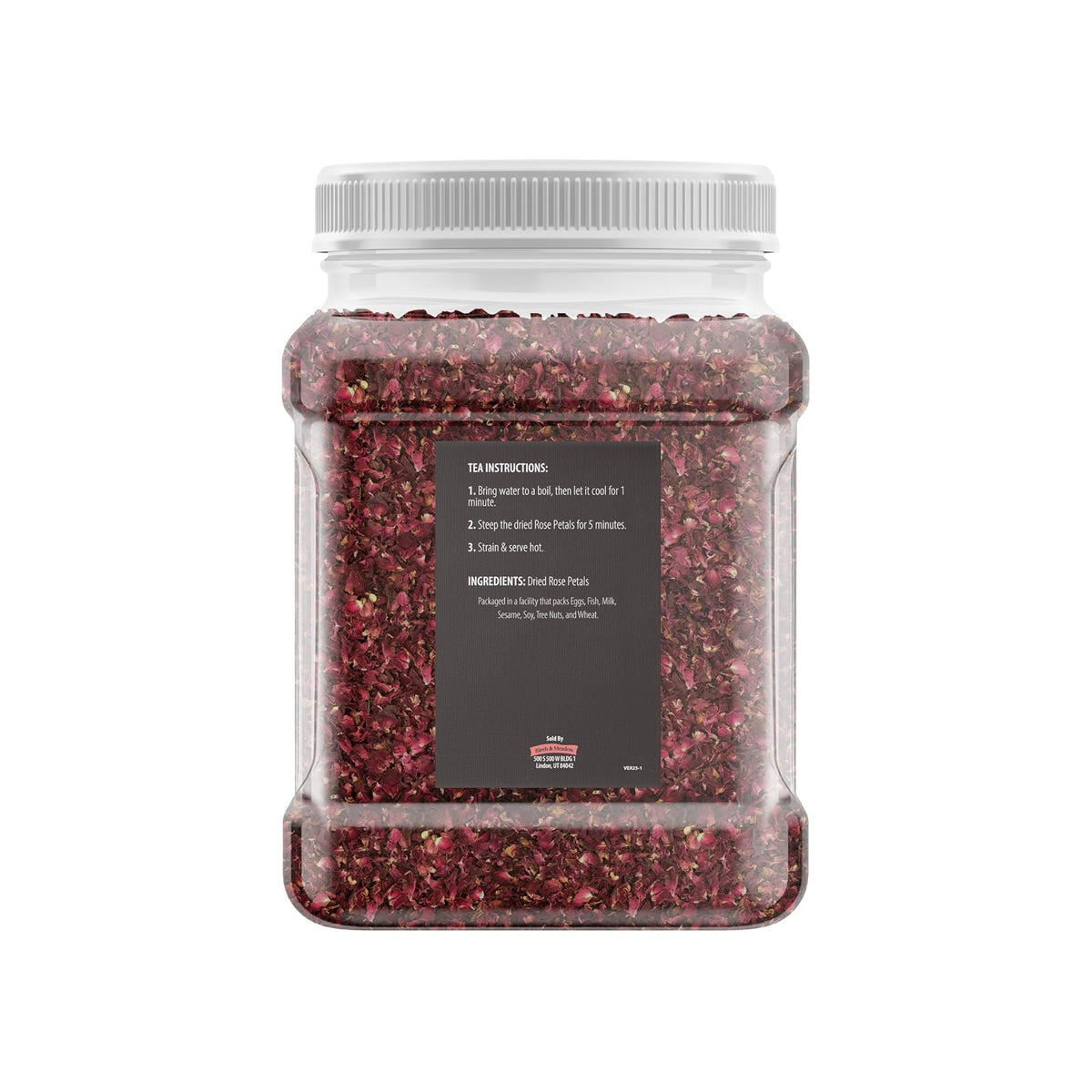 natural rose petals for baking