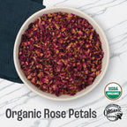 natural rose petals for skincare