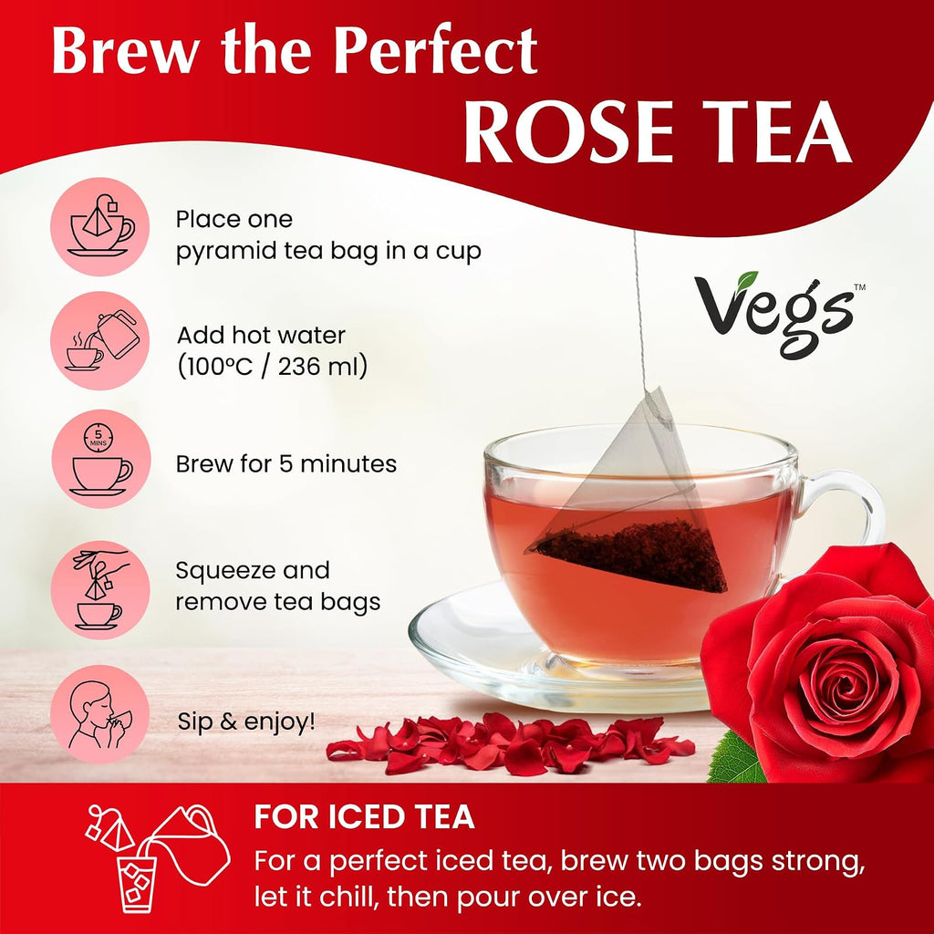 natural rose petals tea benefits