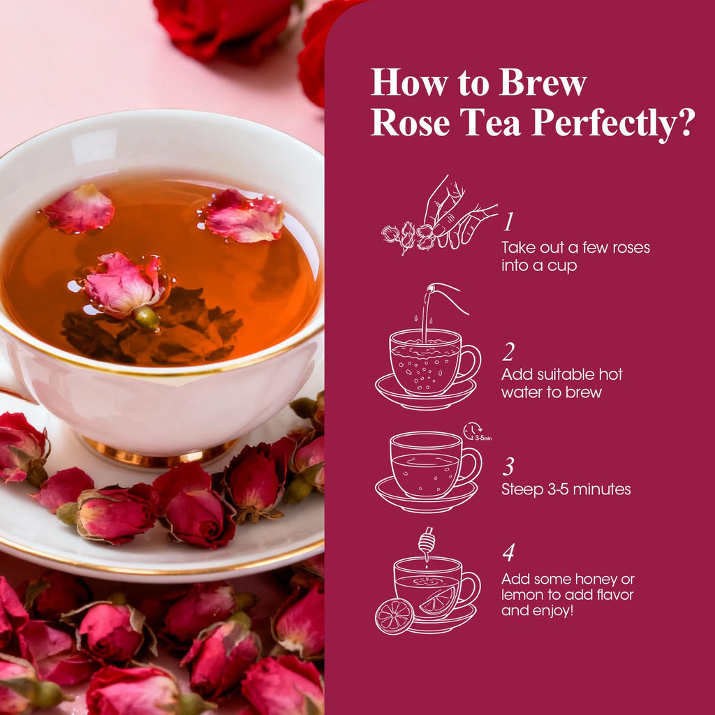 natural rose tea for wellness