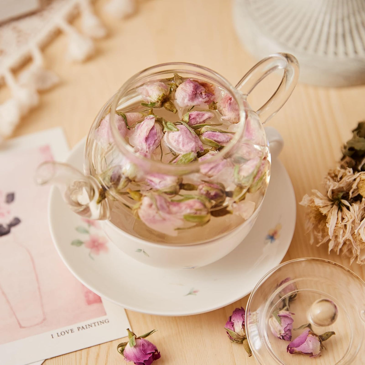 natural rose tea for wellness