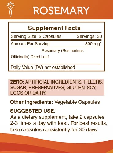 Natural Rosemary for wellness support