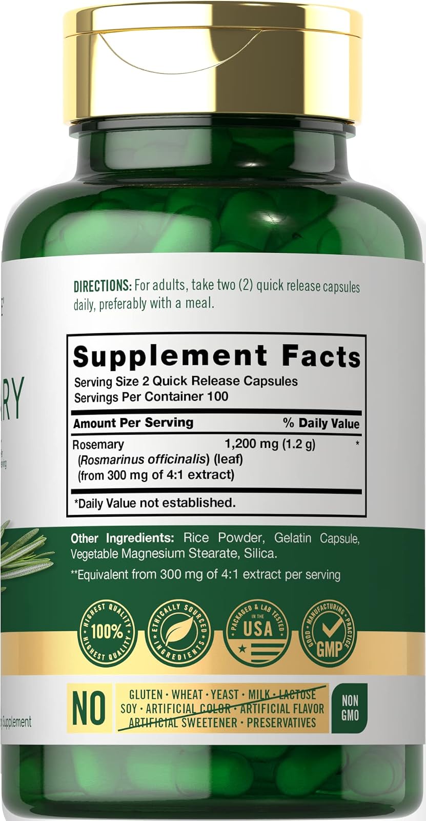 natural rosemary vitamin A supplement