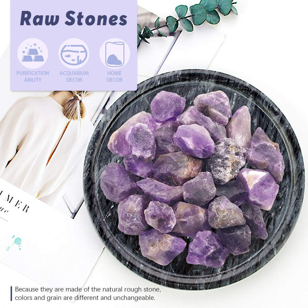 natural rough amethyst for healing