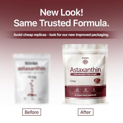 Natural ROVINA Astaxanthin for skin health