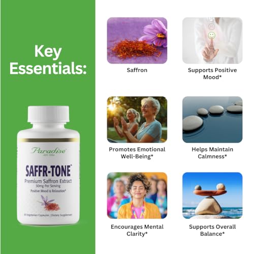 Natural saffron capsules for wellness