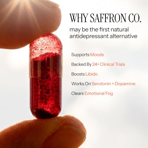 Natural saffron extract capsules