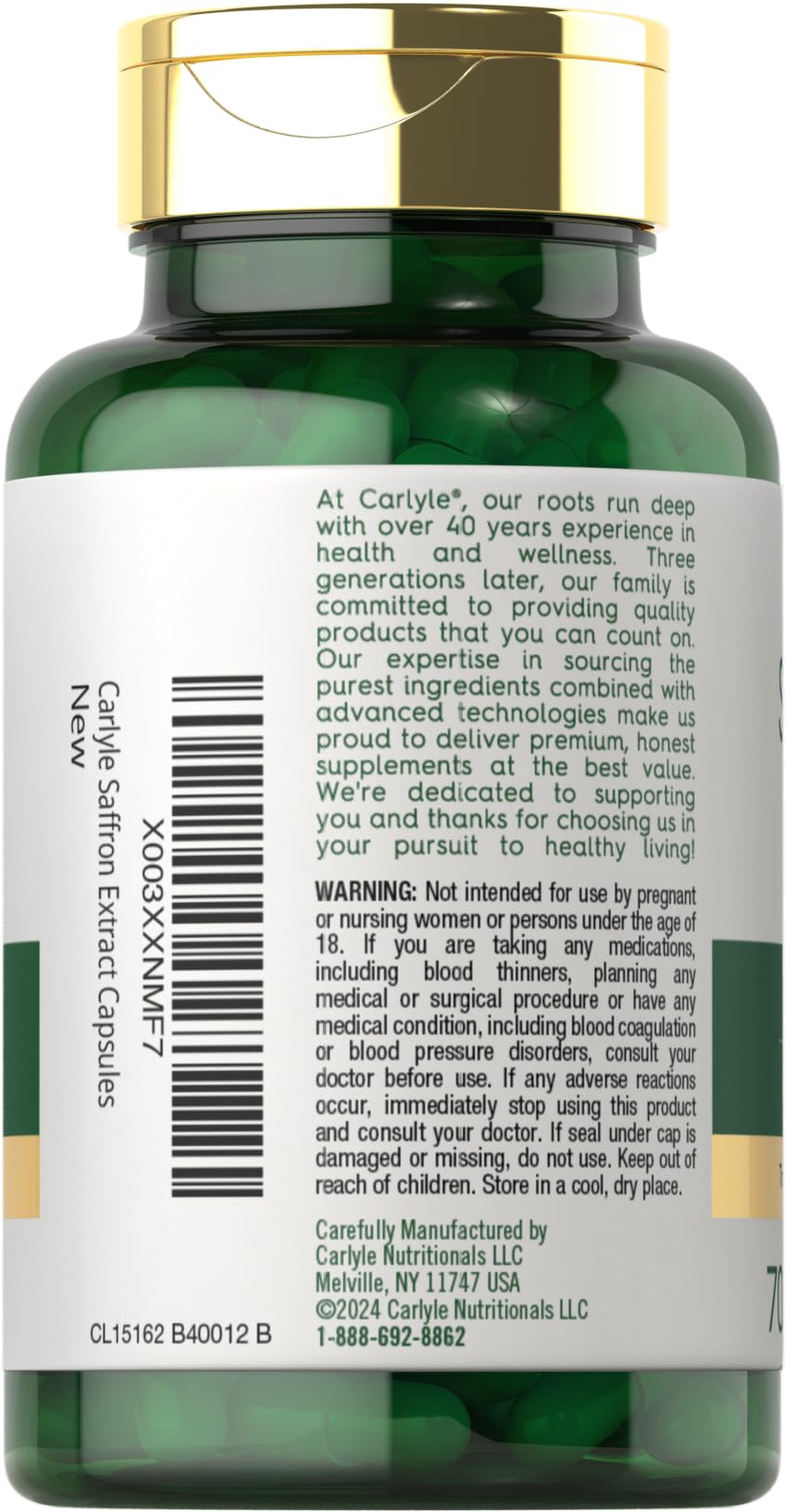 Natural saffron extract for daily health