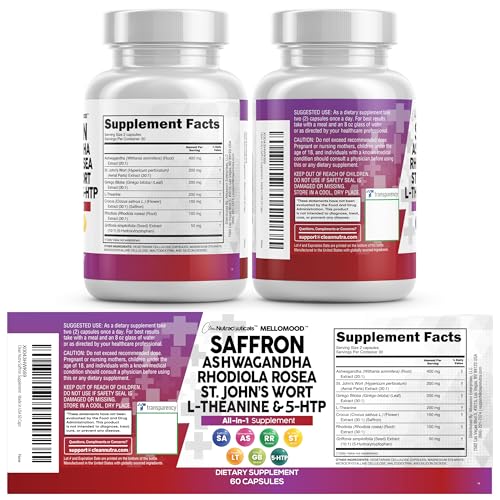 Natural saffron extract for emotional balance