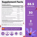 Natural saffron extract multivitamins