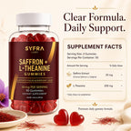 Natural saffron gummies for mood enhancement