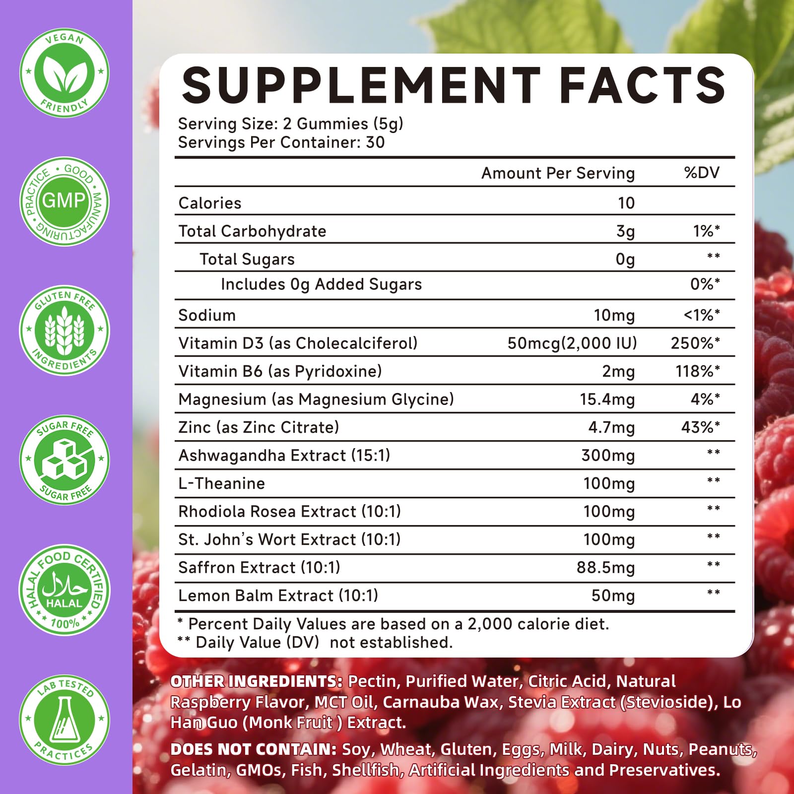 Natural saffron multivitamins for wellness