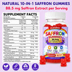 Natural saffron multivitamins for wellness