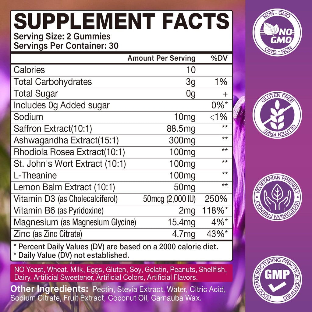 natural saffron multivitamins for wellness