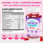 Natural saffron multivitamins for wellness