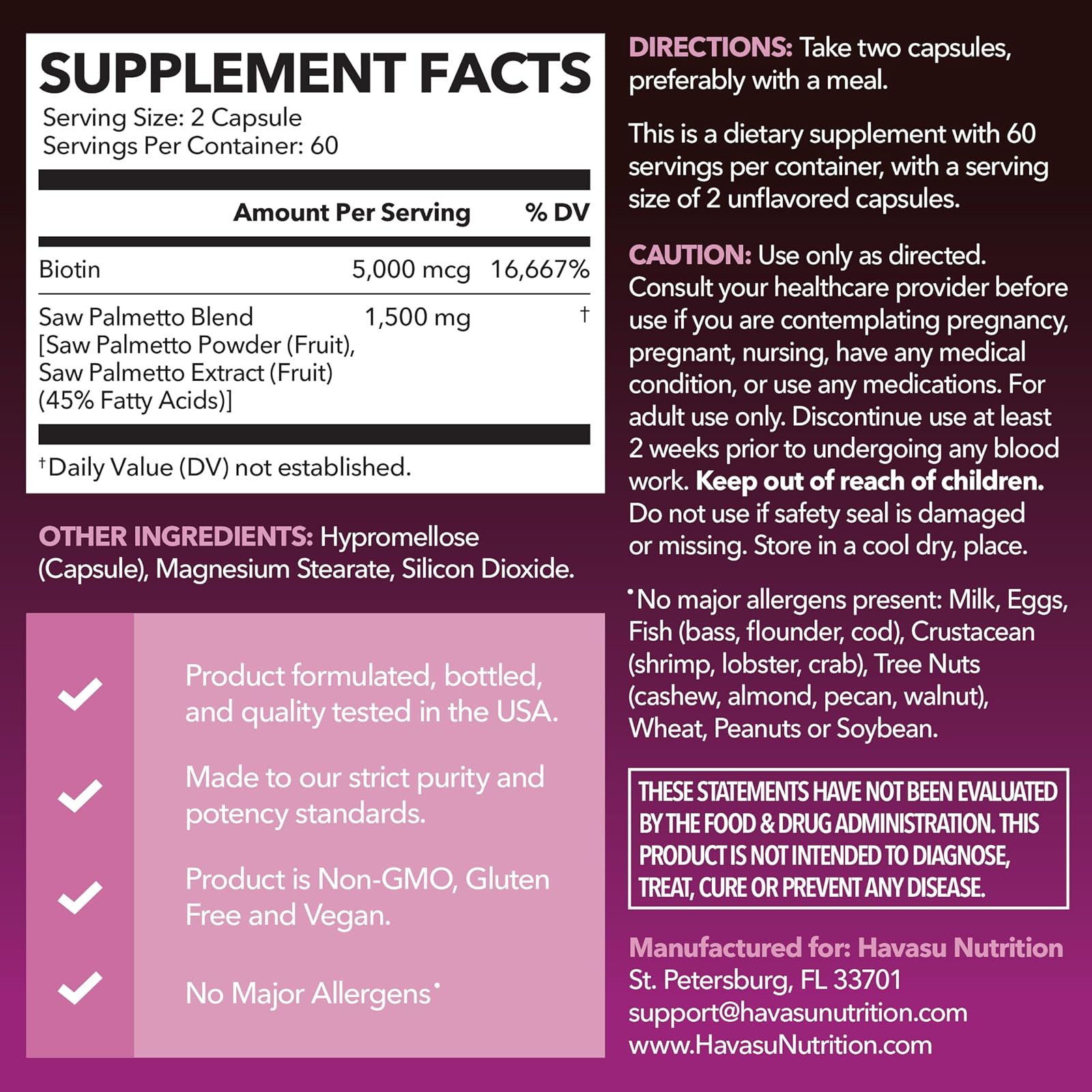 natural saw palmetto extract benefits