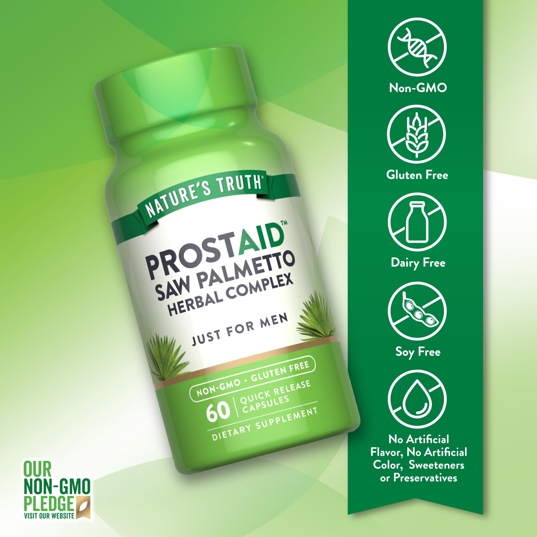 natural saw palmetto extract capsules