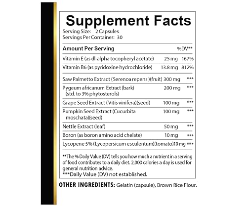 natural saw palmetto extract formula