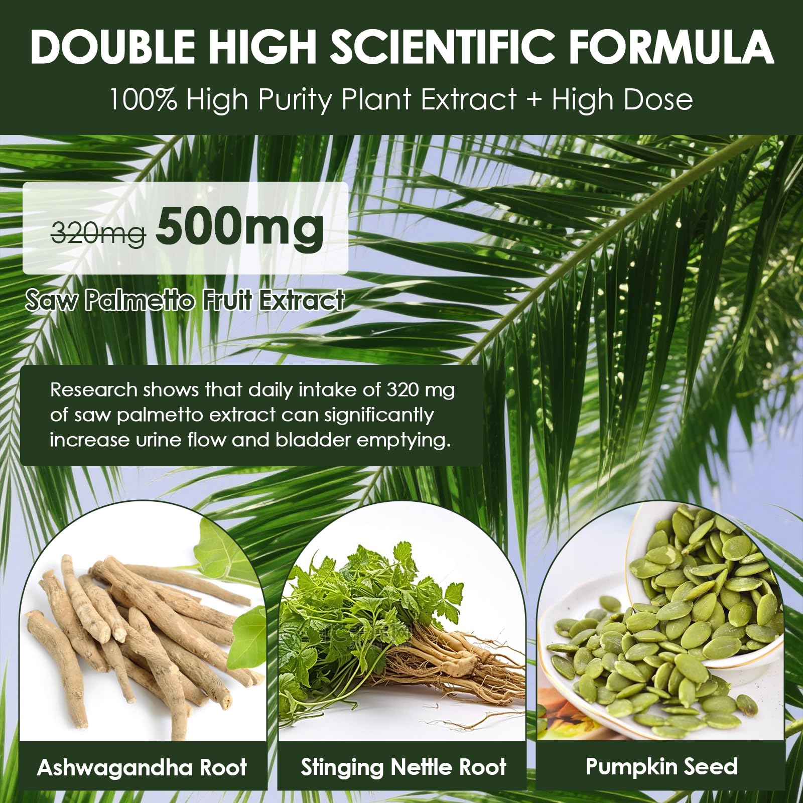 natural saw palmetto extract supplement