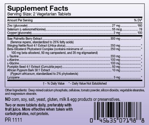 natural saw palmetto for men's health