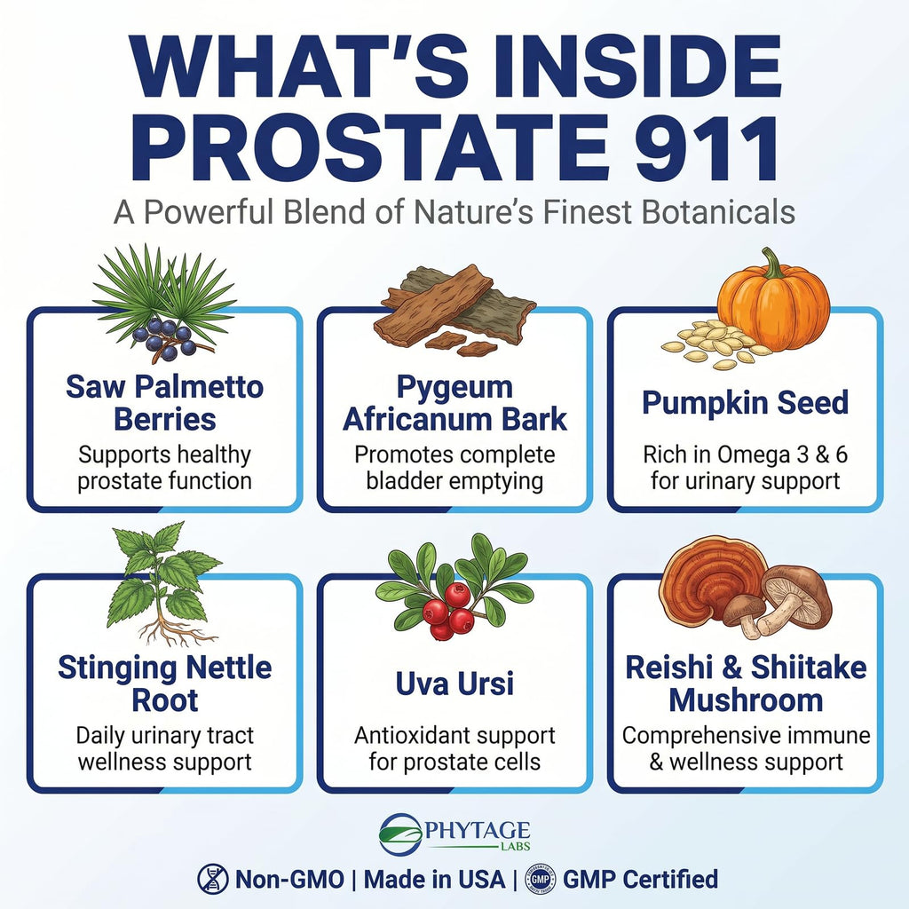 Natural saw palmetto for prostate health