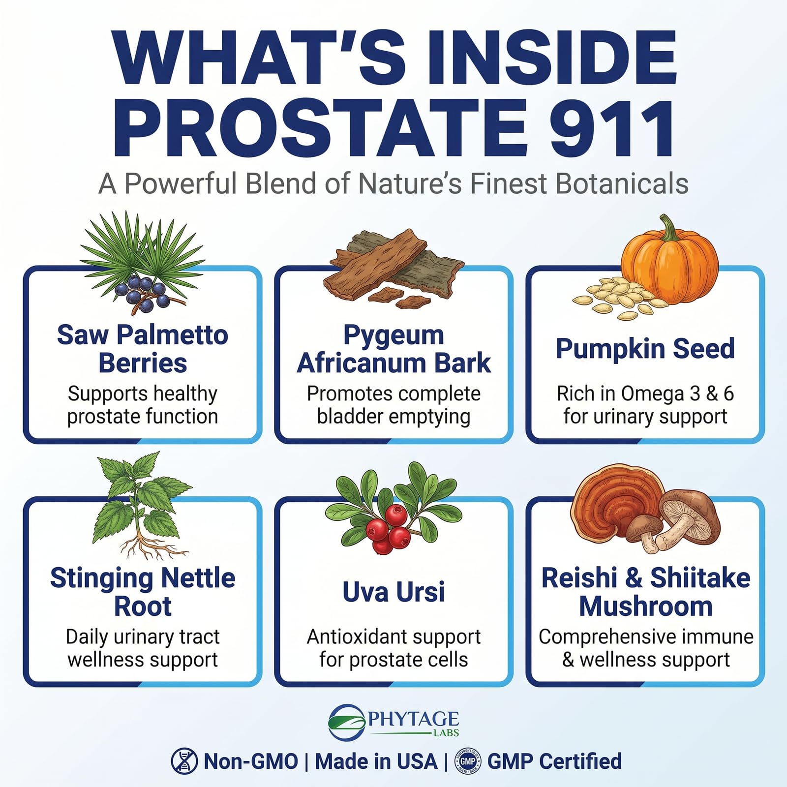 Natural saw palmetto for prostate health