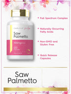 Natural saw palmetto for prostate health