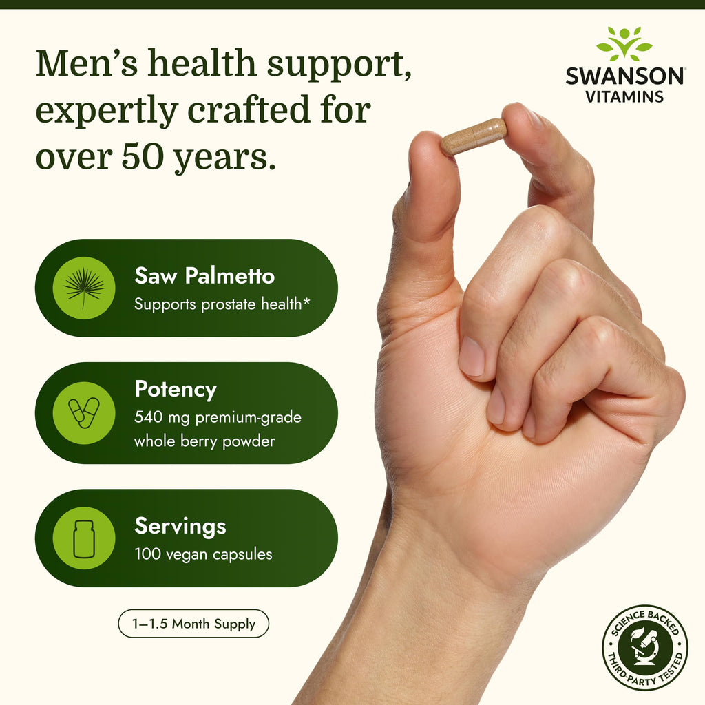 natural saw palmetto for urinary health