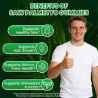 Natural Saw Palmetto gummies for men