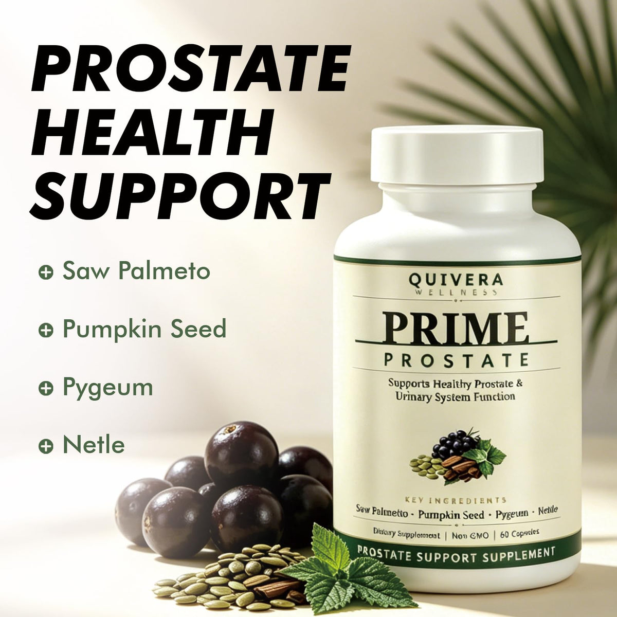 natural saw palmetto prostate support