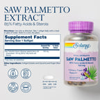 natural saw palmetto softgels supplement
