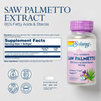 natural saw palmetto softgels supplement