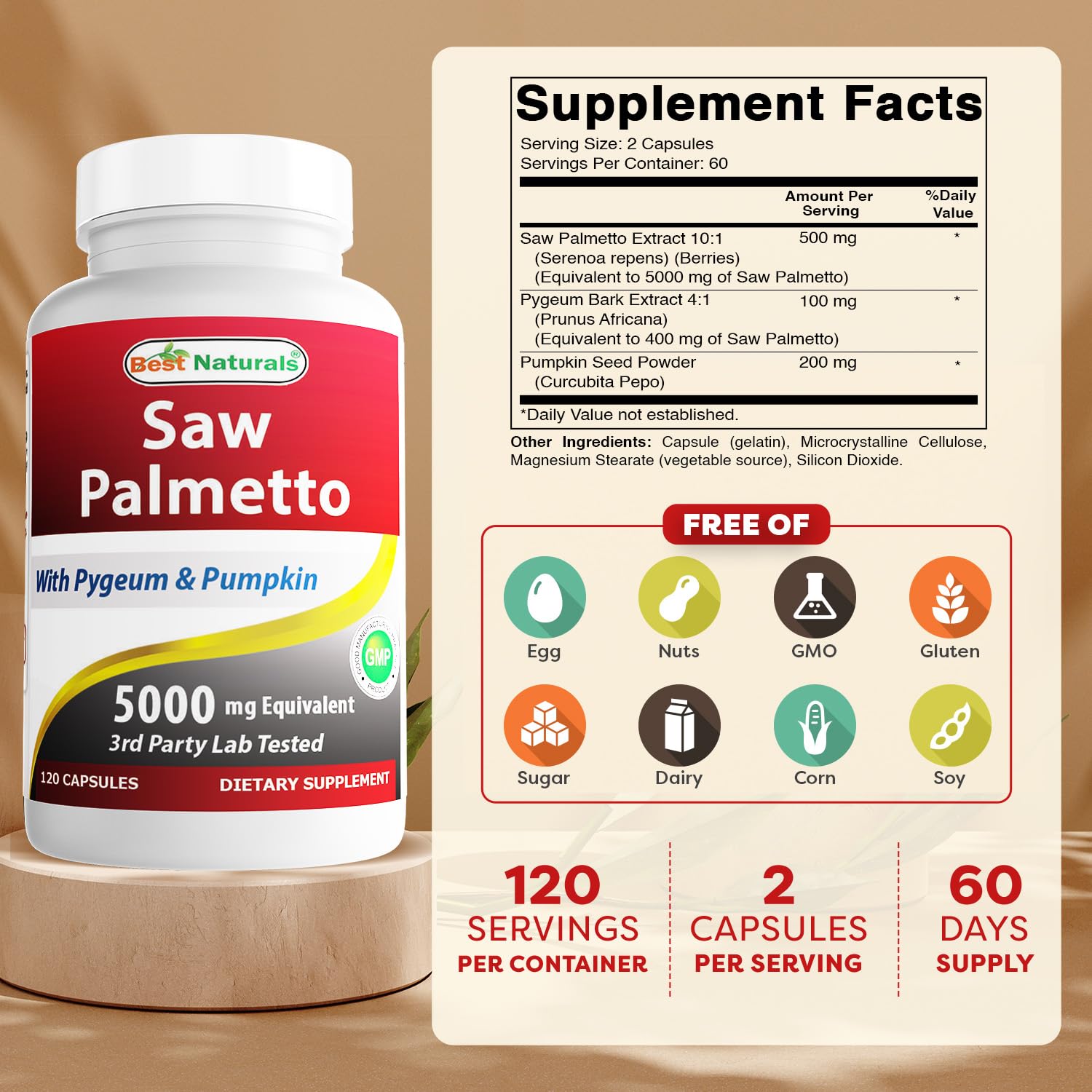 natural saw palmetto supplement benefits