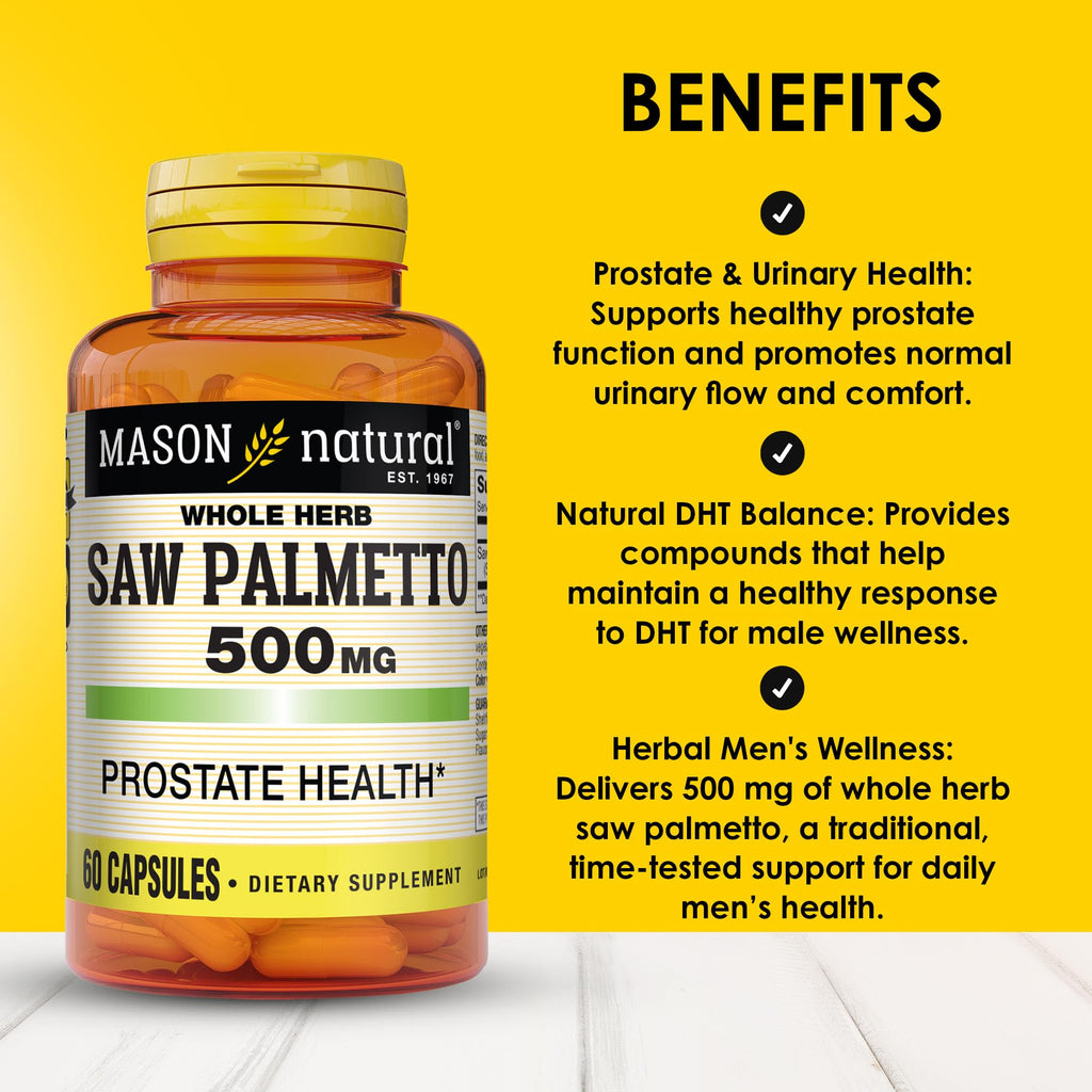 natural saw palmetto supplement benefits