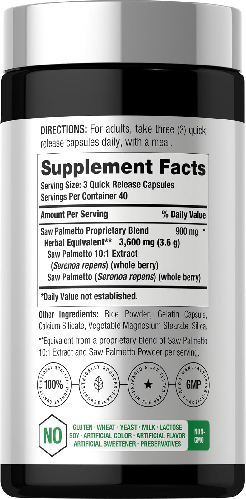 natural saw palmetto supplement benefits