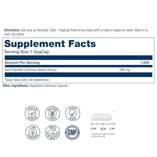 natural saw palmetto supplement capsules