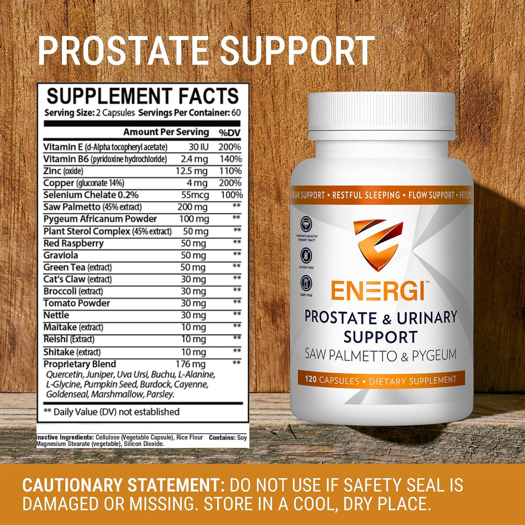 natural saw palmetto supplement capsules