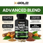 natural saw palmetto supplement capsules