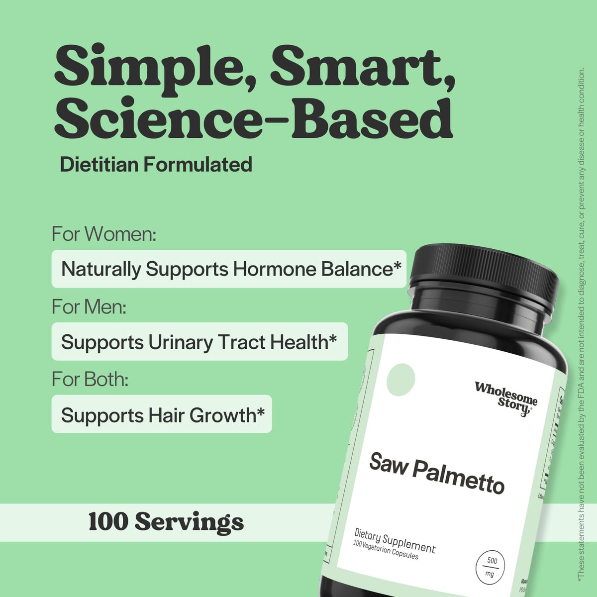 natural saw palmetto supplement capsules