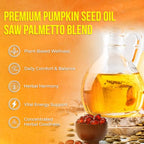 natural saw palmetto supplement capsules