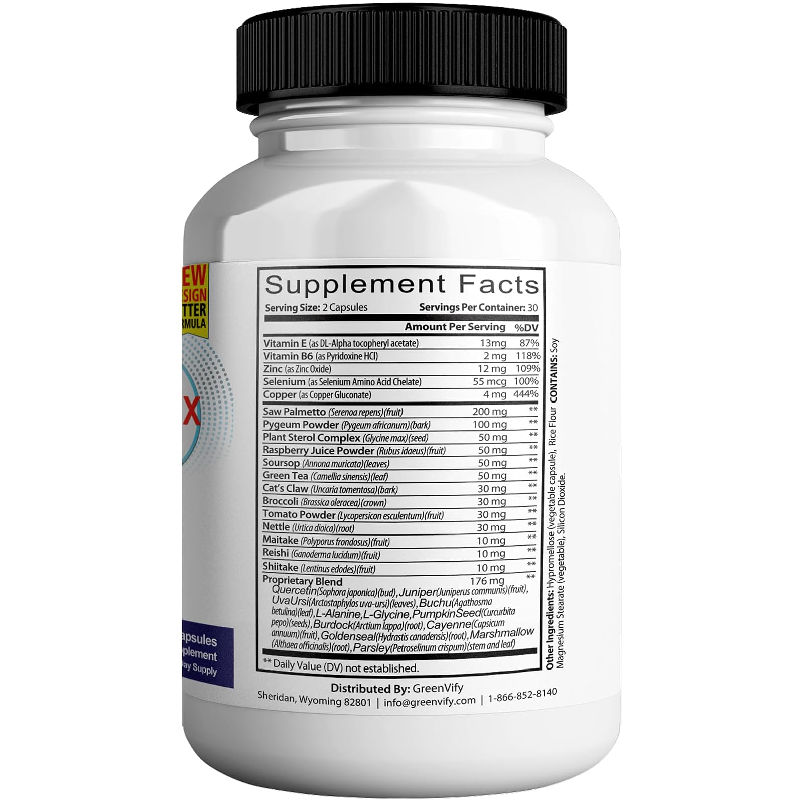 natural saw palmetto supplement capsules