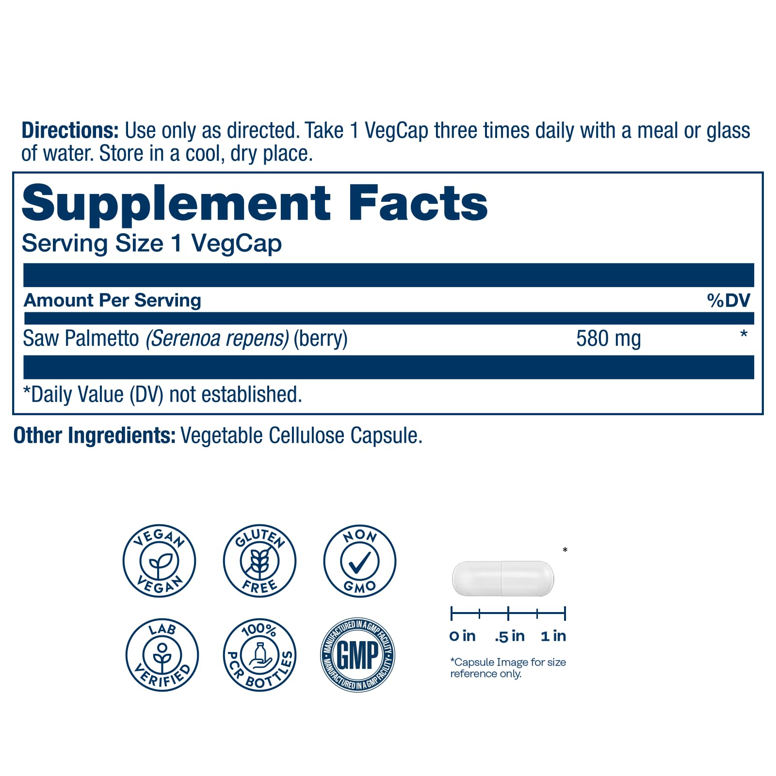natural saw palmetto supplement capsules