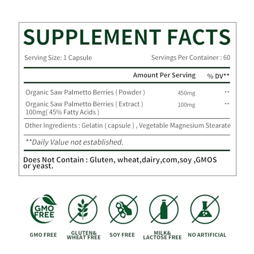 natural saw palmetto supplement for men